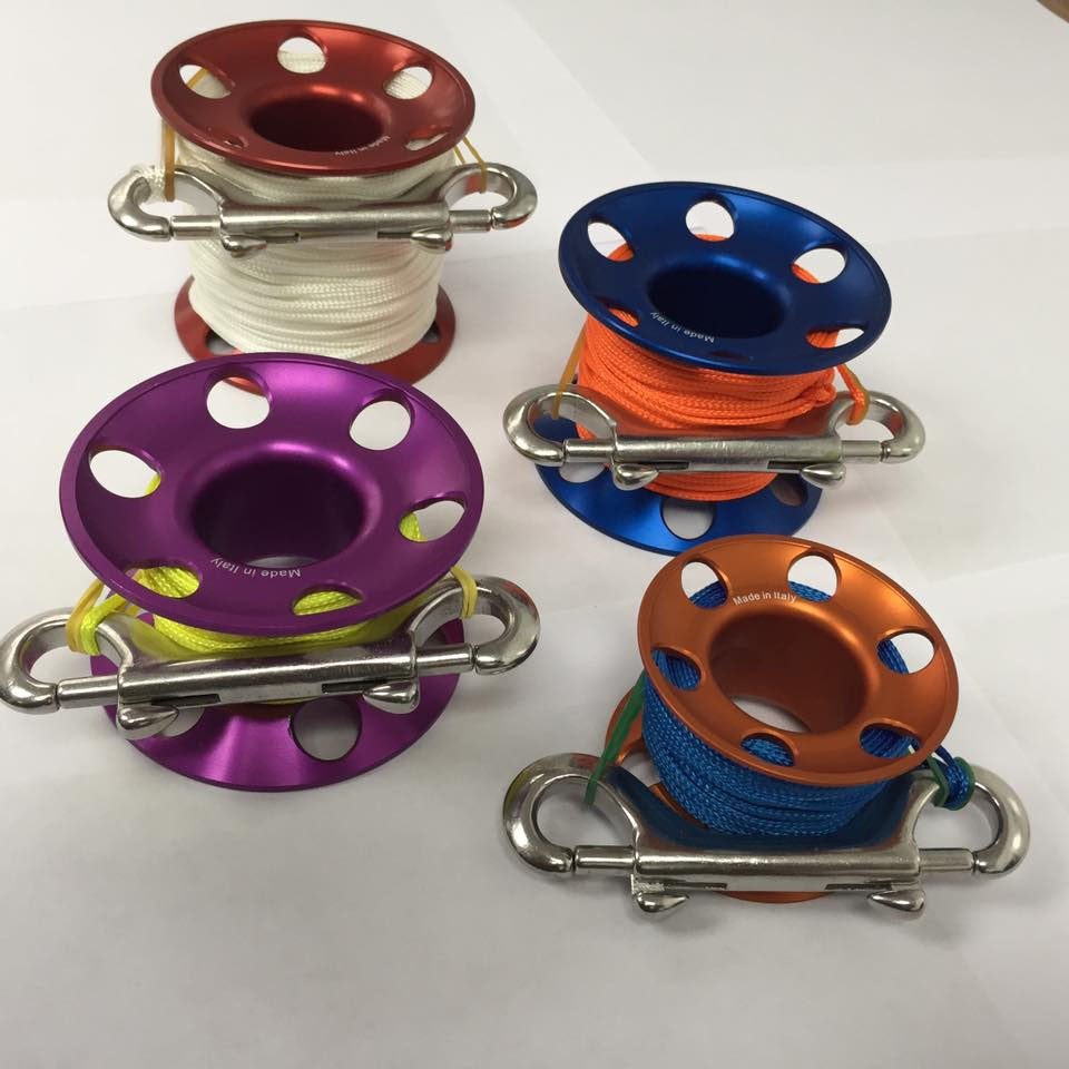 Nautilus 45m Aluminium Spool - White
